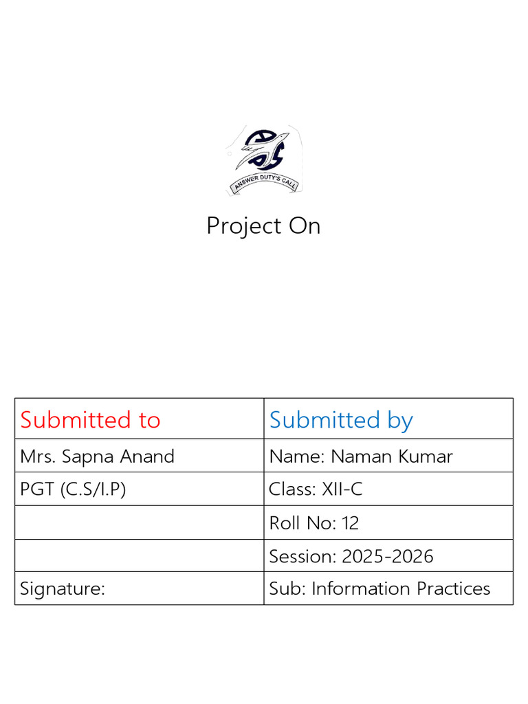Ip Project (1) | PDF | Python (Programming Language) | My Sql