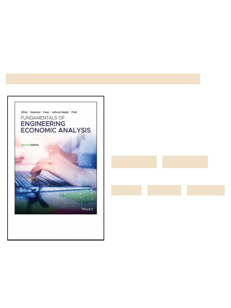 Fundamentals of Engineering Economic Analysis full digital chapters | PDF