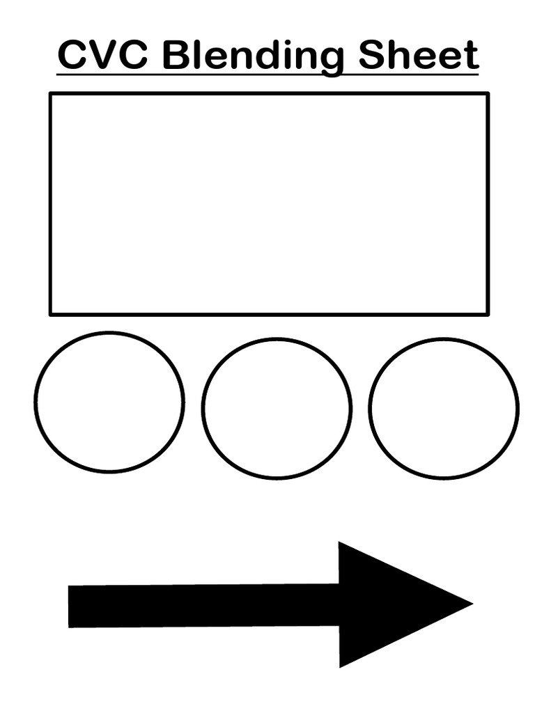 CVC Blending Sheet for Teacher | PDF