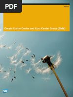 Create Cost Center & Group in SAP | PDF | System | Information Technology