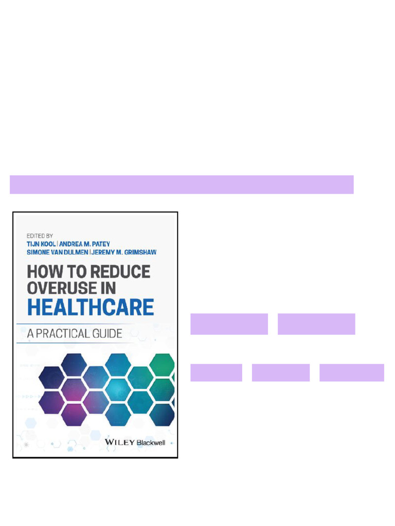 (Ebook) How to Reduce Overuse in Healthcare: A Practical Guide [Team ...