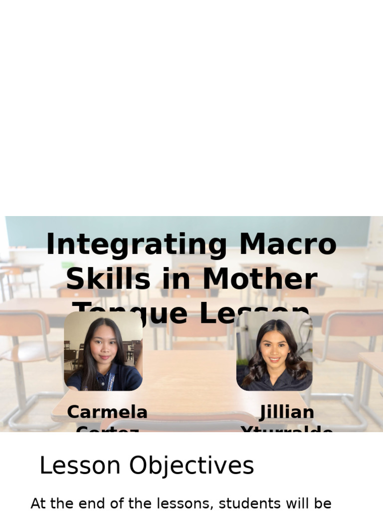 Integrating Macro Skills in Mt | PDF | Psycholinguistics | Language ...