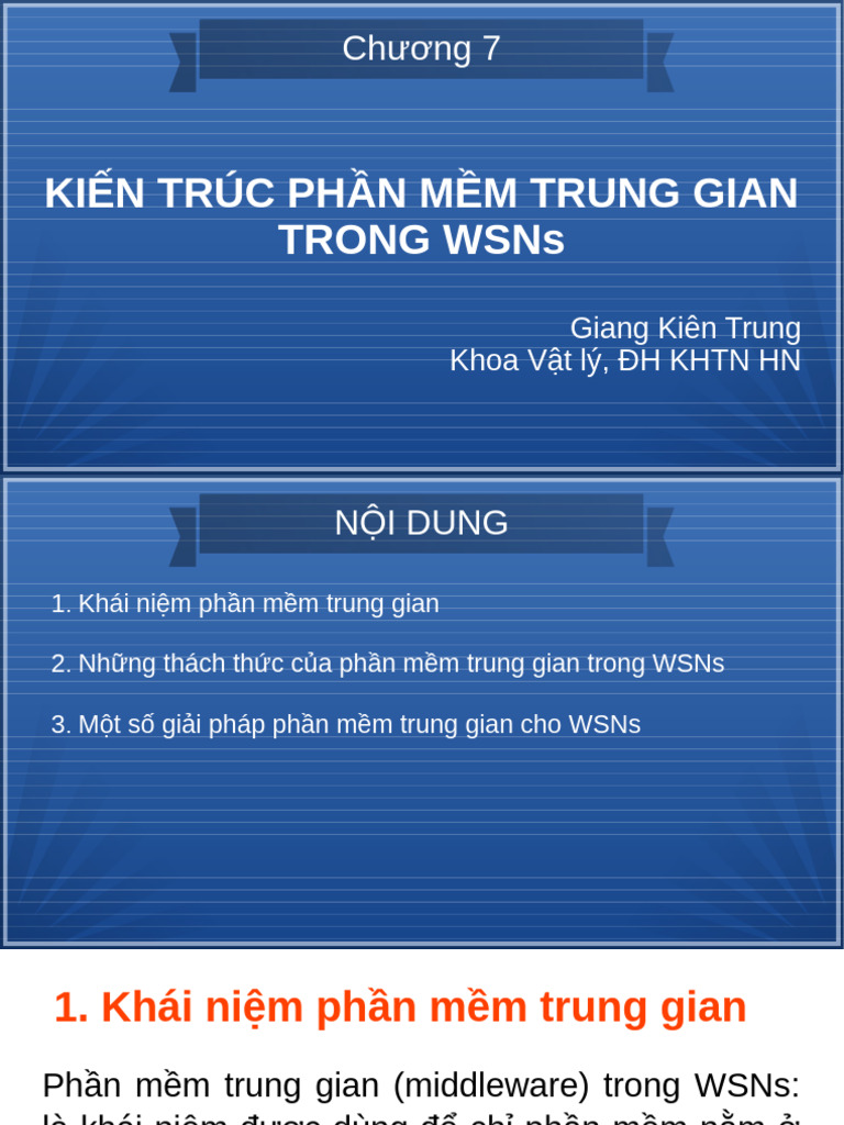 C7 Kien Truc Pham Mem Trung Gian Trong WSNs_rev2025 | PDF
