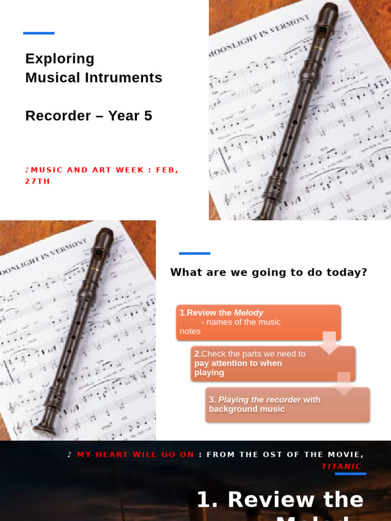 Year 5 Recorder Music Lesson Guide | PDF