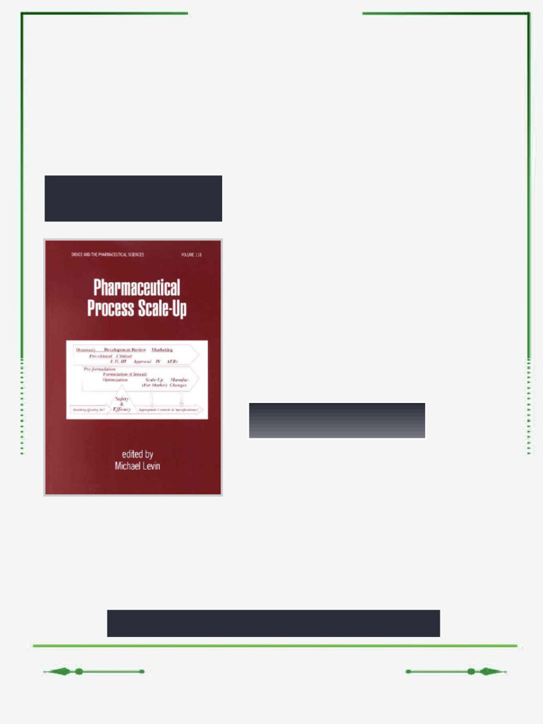 Pharmaceutical Process Scale Up 1st Edition Michael Levin ebook fast ...