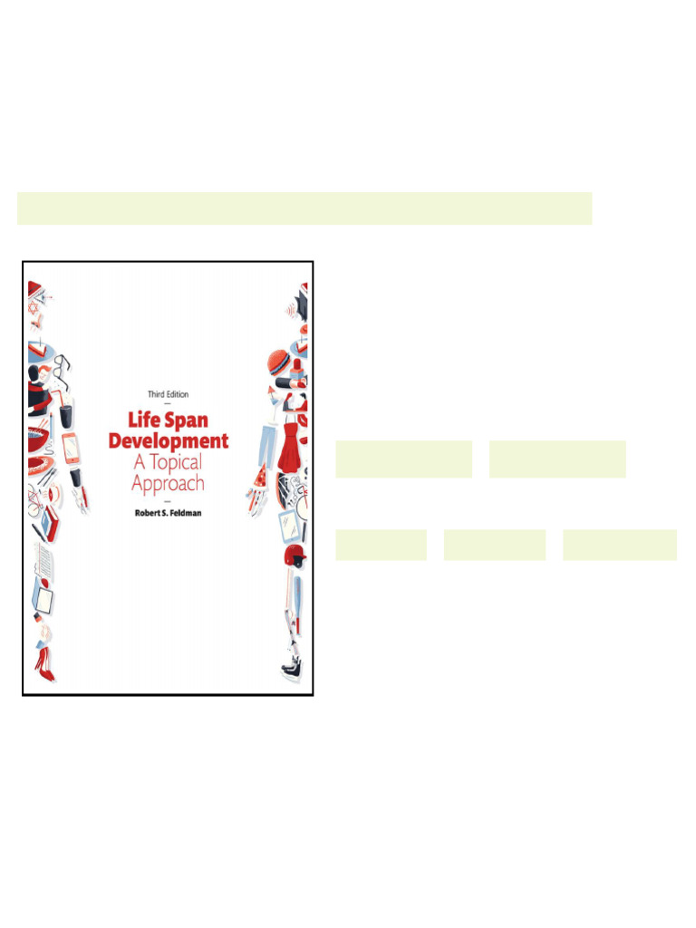Life Span Development A Topical Approach 3rd Complete Edition | PDF