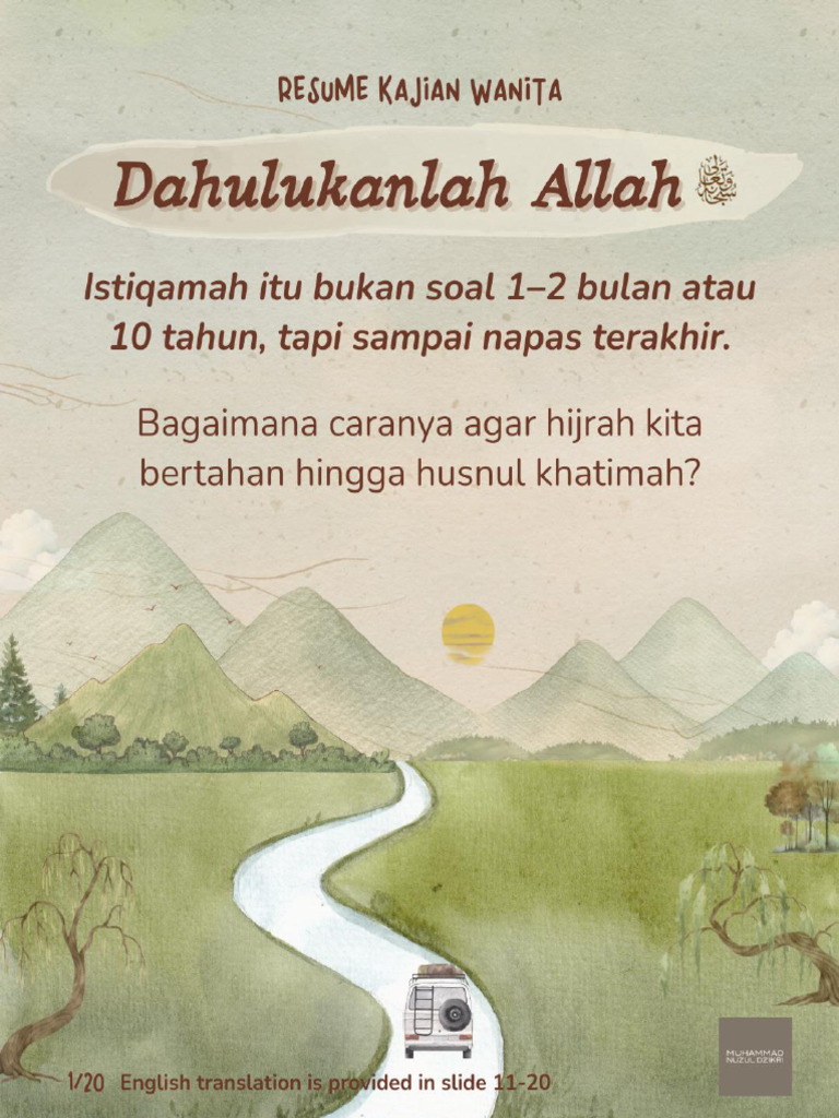Dahulukanlah Allah Ta'Ala | PDF