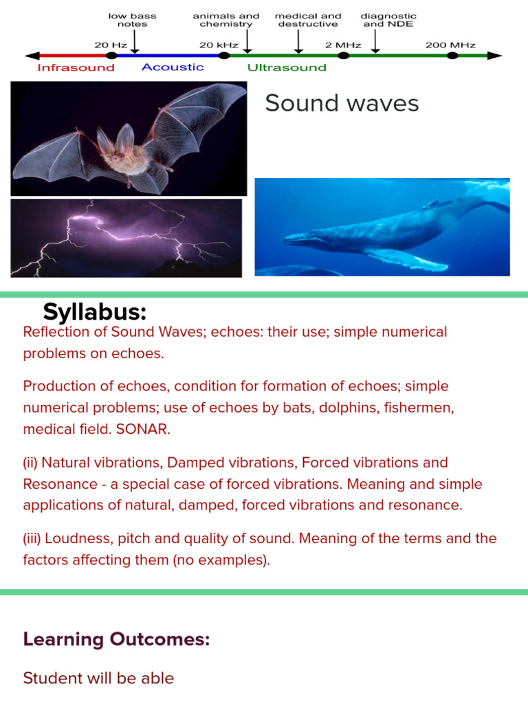Sound PPT | PDF | Sound | Oscillation
