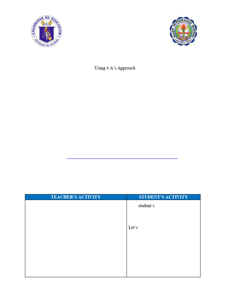 Detailed Math Lesson Plan on Trigonometric Ratios | PDF | Trigonometric ...