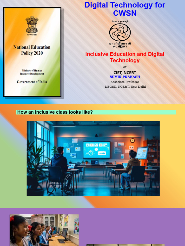 Day- 3 Digital Technology for CWSN | PDF | Accessibility | Computing