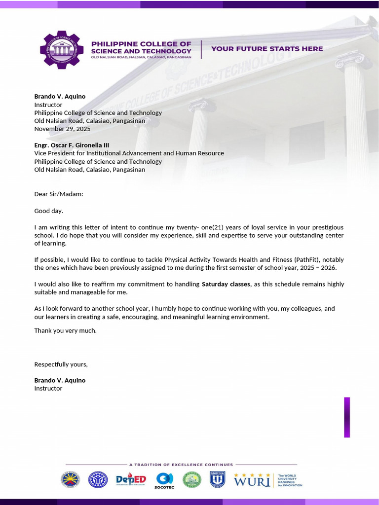 app letter | PDF