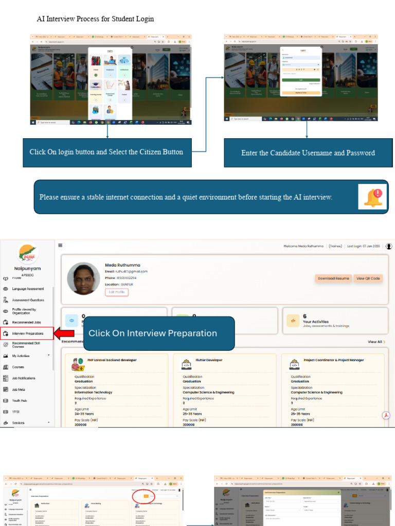 AI Interview Process for Students | PDF