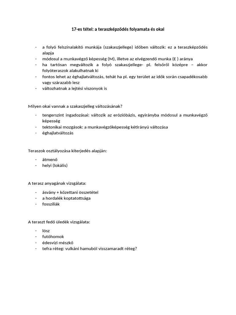 17 Es Tétel | PDF