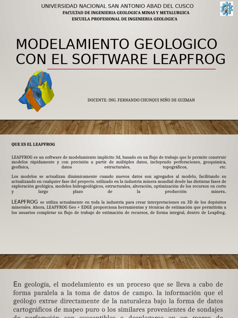 Modelamiento Geológico 3D con Leapfrog | PDF | Geología | Software