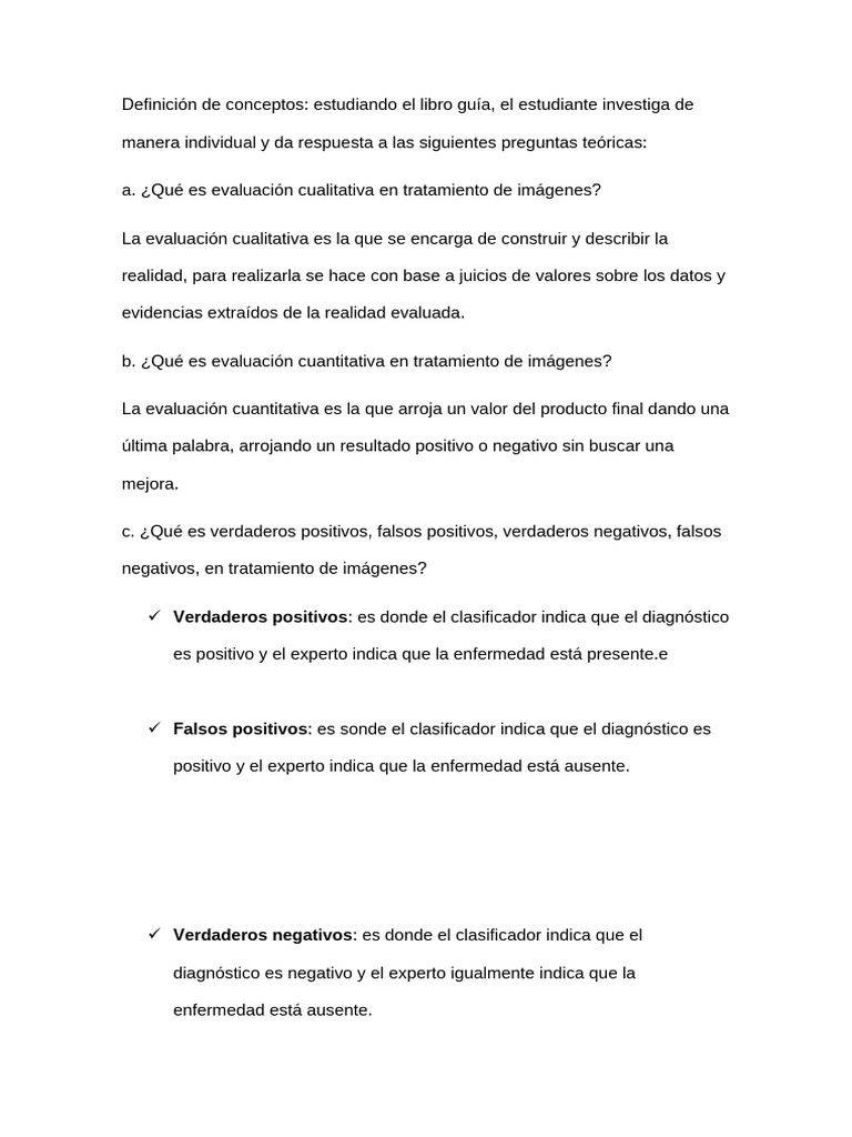 Definición de Conceptos | PDF | Exactitud y precisión
