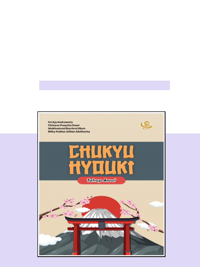 (Ebook) Chukyu Hyouki Tahap Awal by Sri Aju Indrowaty, Fitriana Puspita ...