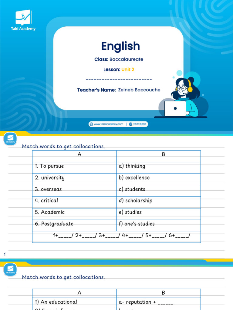 English Baccalaureate Lesson Unit 2 | PDF | Malnutrition | Educational ...