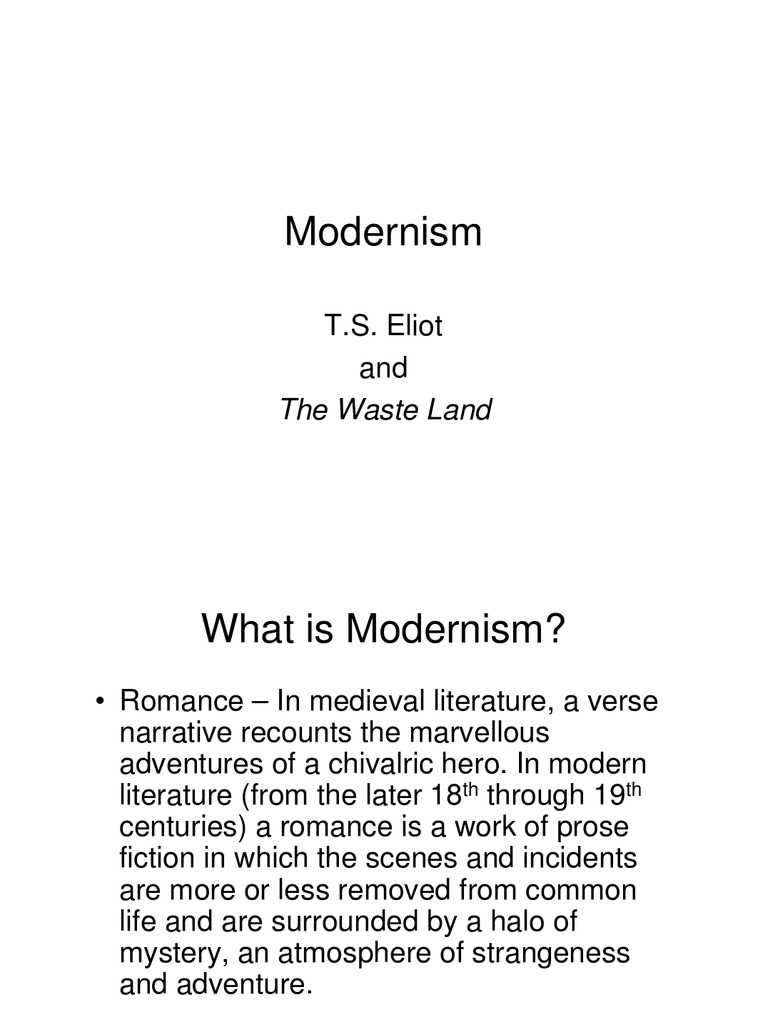 Modernism | PDF | Literary Modernism | Modernism