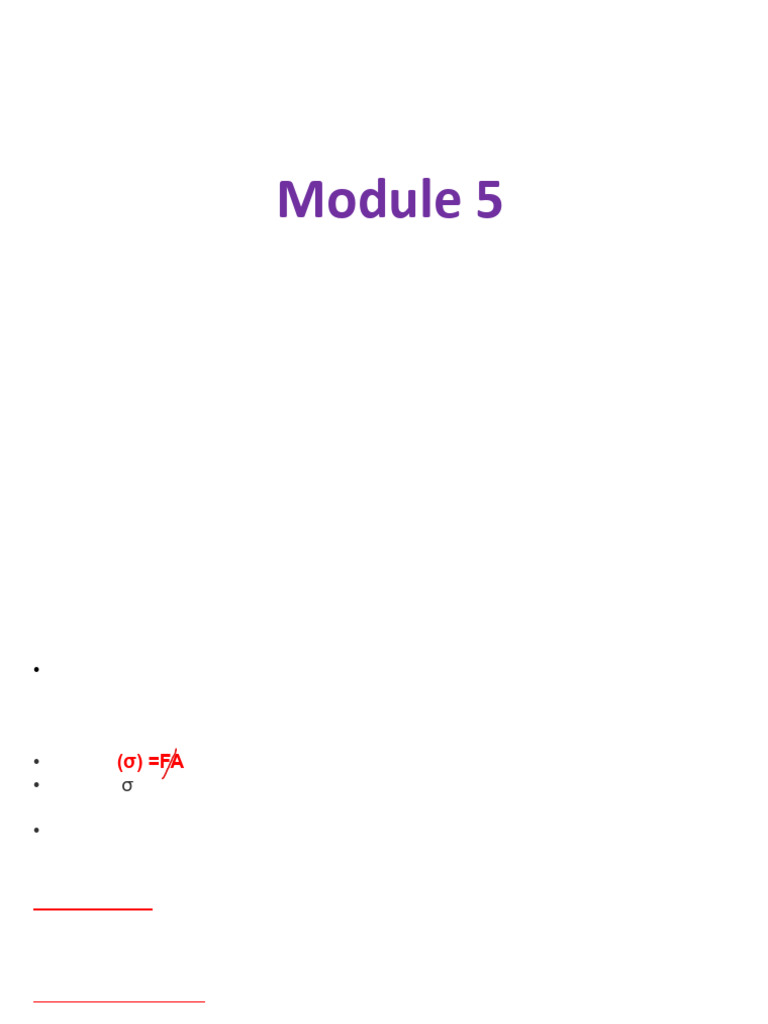Module 5 | PDF | Deformation (Engineering) | Hardness