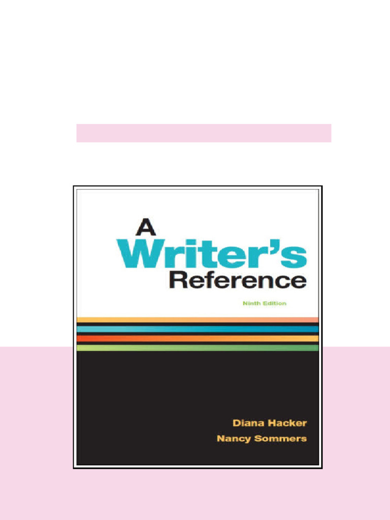 A Writers Reference Diana Hacker Nancy Sommers full | PDF