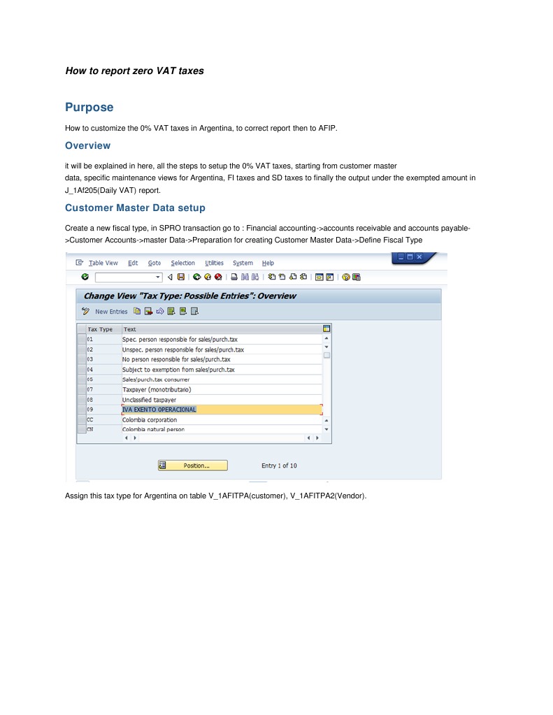 How To Report Zero VAT Taxes | PDF