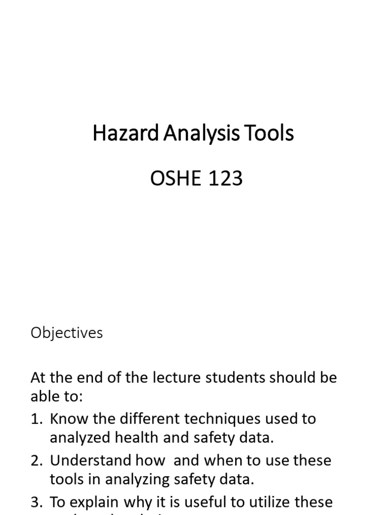 Hazard Analysis Tools | PDF | Visual Cortex | Safety