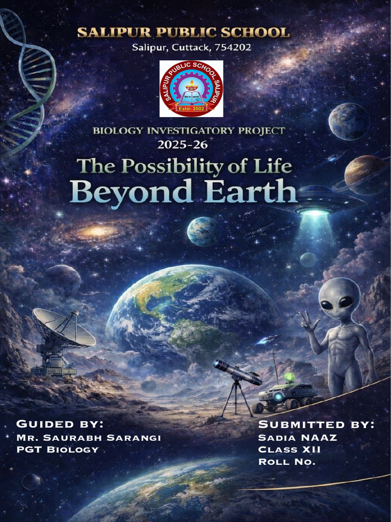 The Possibility of Life Beyond Earth Sadia Naaz | PDF ...