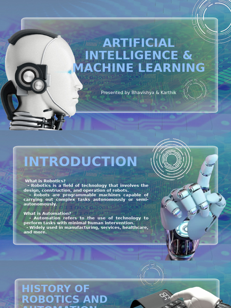 Introduction What is Robotics - Robotics is a Field of Technology That ...