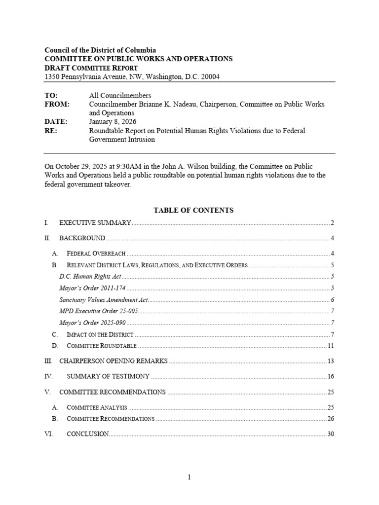 CIRCULATION DRAFT - PWO Roundtable Report On Human Rights Violations ...
