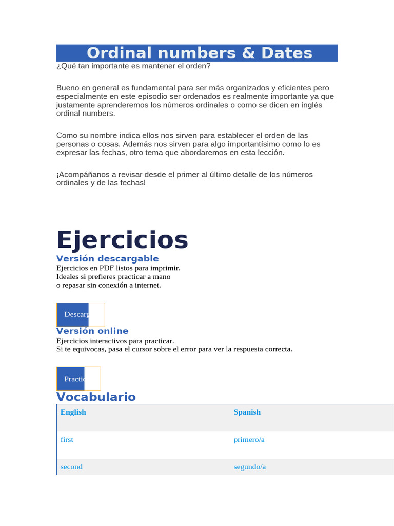 Ordinal numbers | PDF | Teoría de los números | Matemáticas