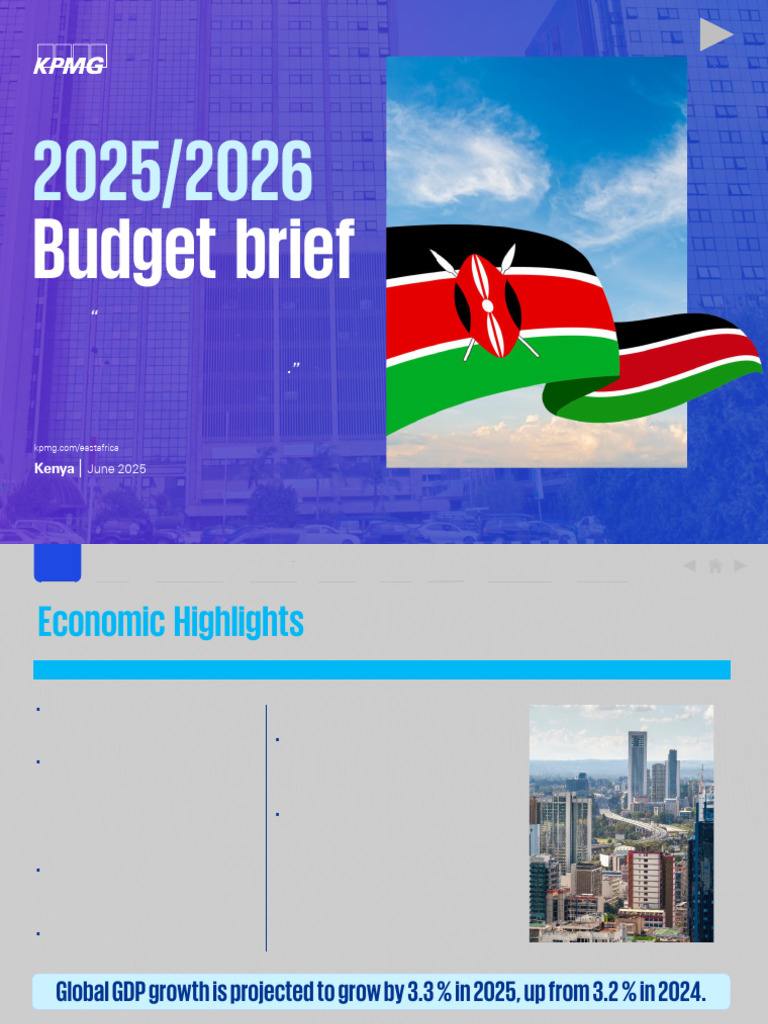 Kenya 2025/2026 Budget Overview | PDF | Taxes | Inflation