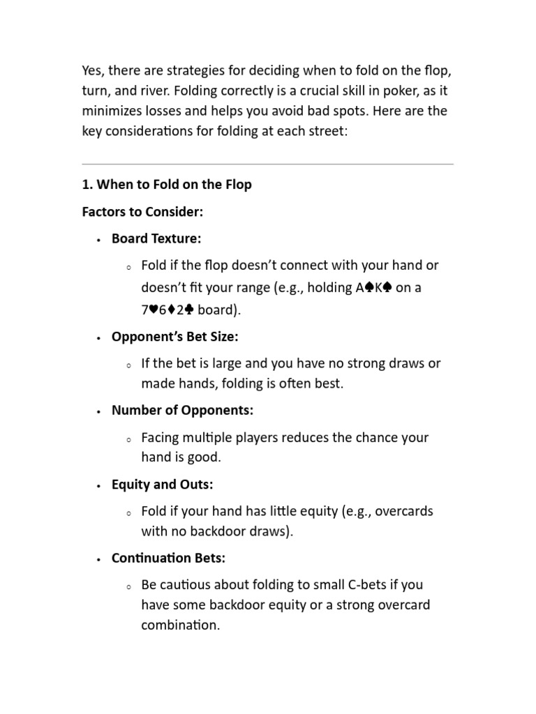 Fold | PDF | Gaming | Game Rules