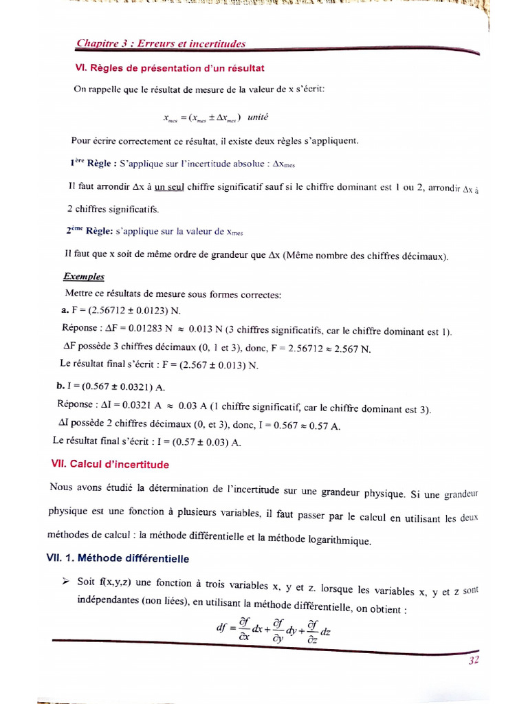M-thode Diff-rentielle Et M-thode Logarithmique | PDF