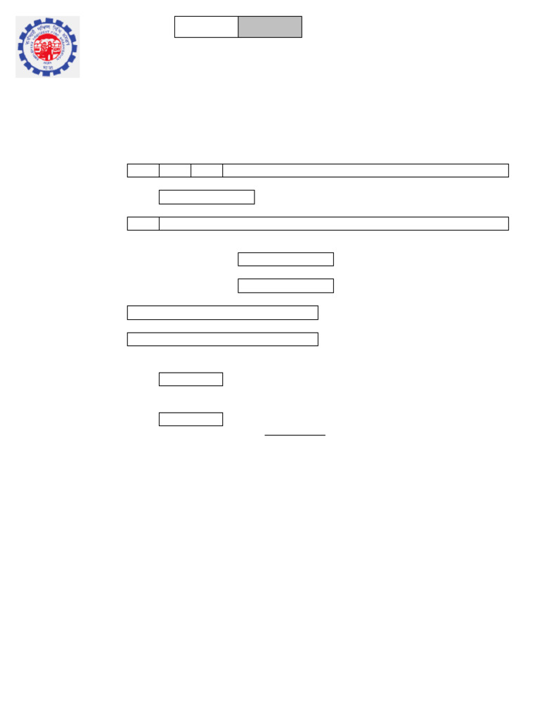 PF Declaration Form Signed Copy | PDF