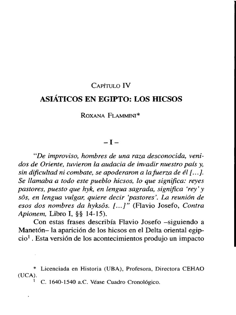Asiaticos Egipto Los Hicsos | PDF | Antiguo Egipto | Tebas