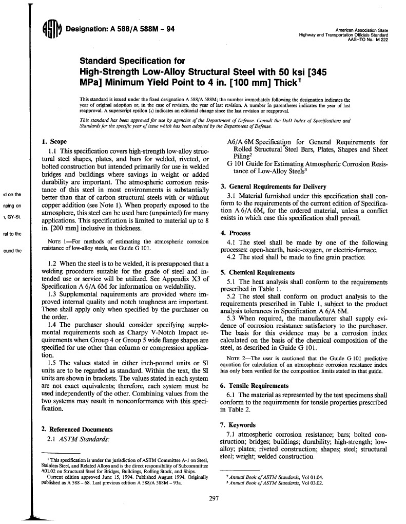 Astm A-588 | PDF