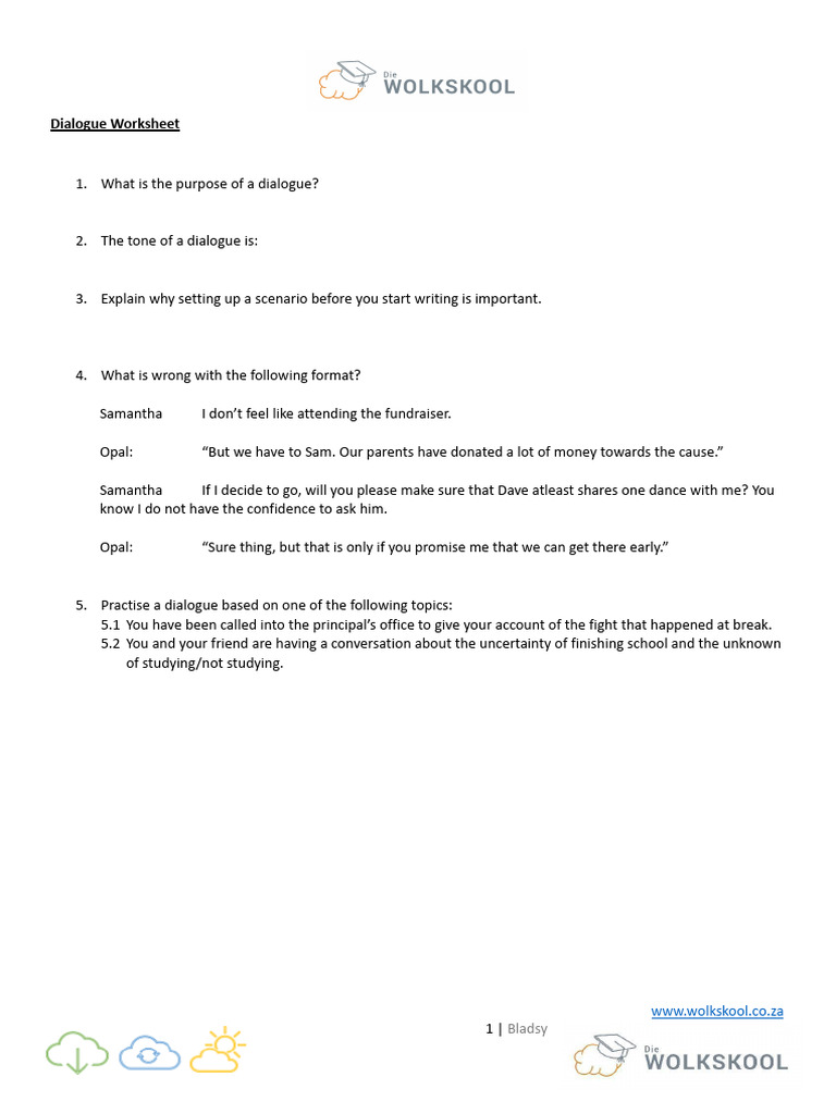 1618316309133-GR12 ENG Dialogue Worksheet | PDF