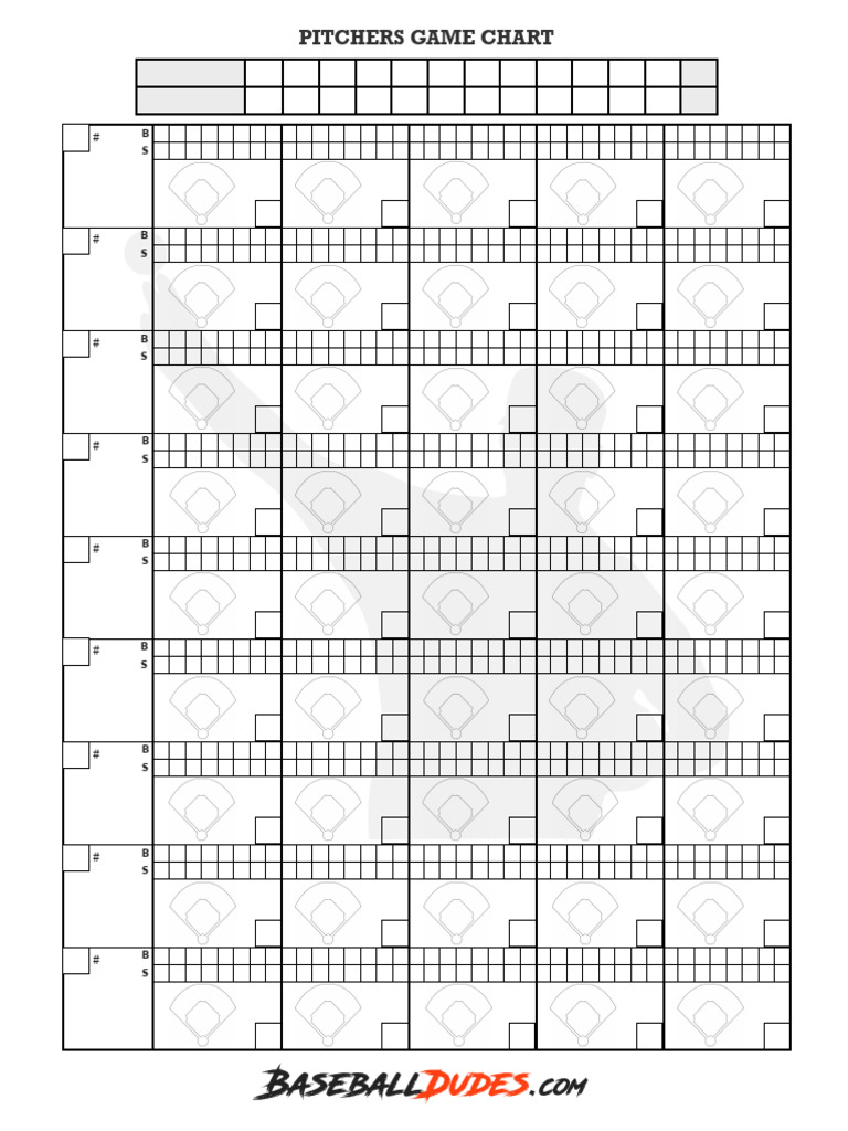 Pitchers Game Chart | PDF