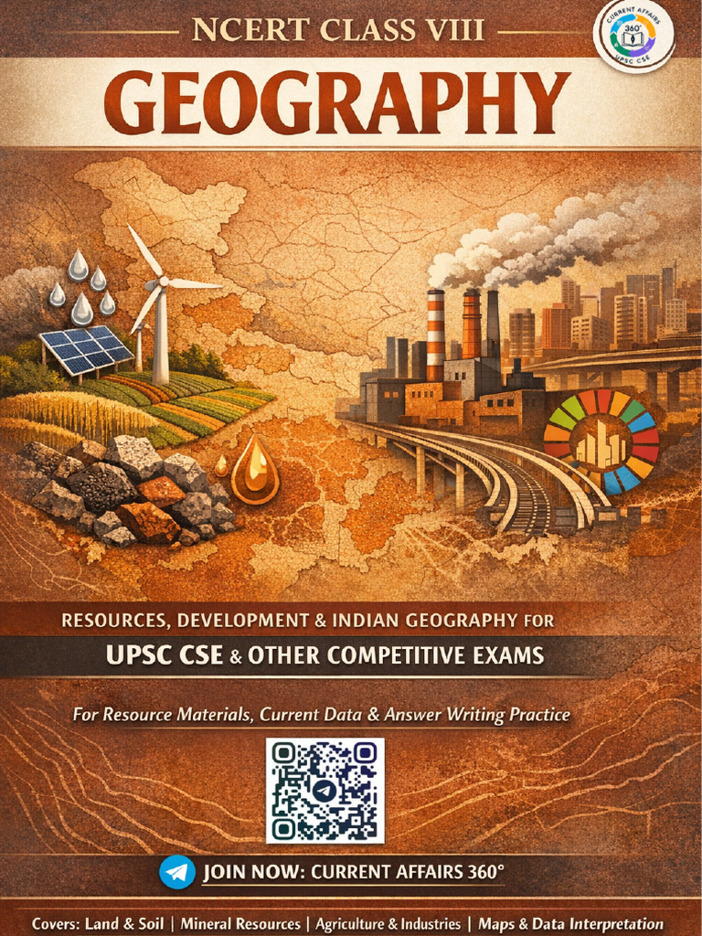 Class 8 Geography NCERT Notes | PDF | Sustainable Development | Soil