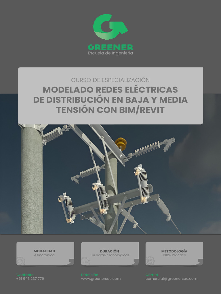Curso Revit: Modelado Redes Eléctricas | PDF | Autodesk Revit | Software
