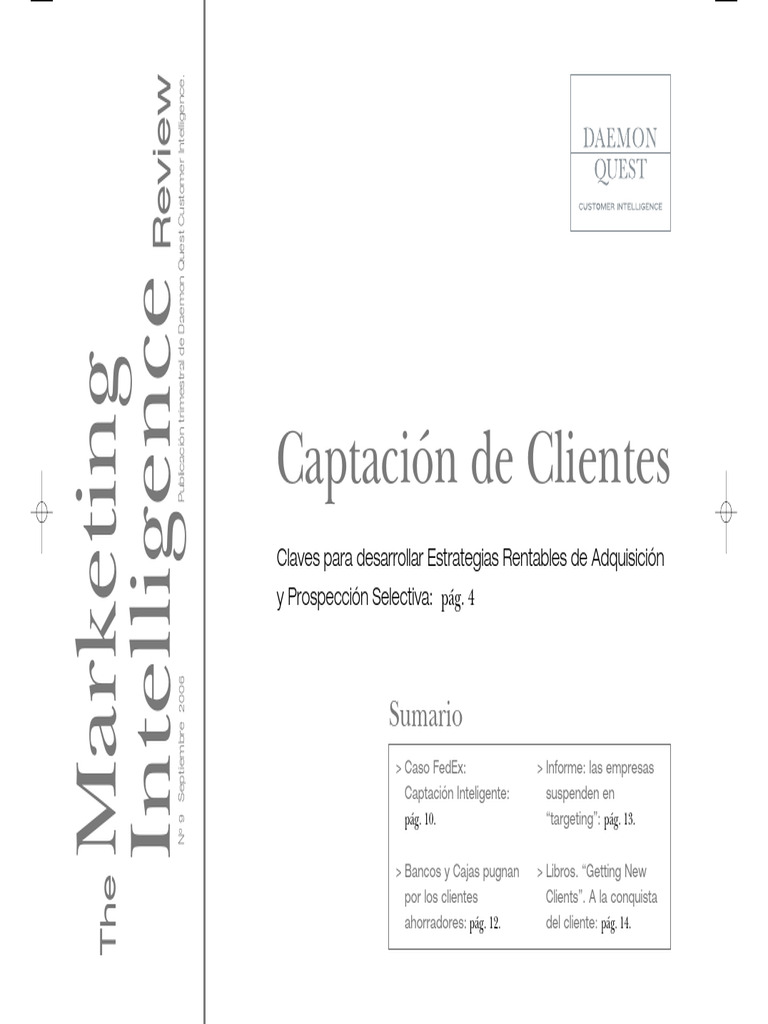 MATERIAL de APOYO Captacion de Clientes the Marketing Intelligence ...