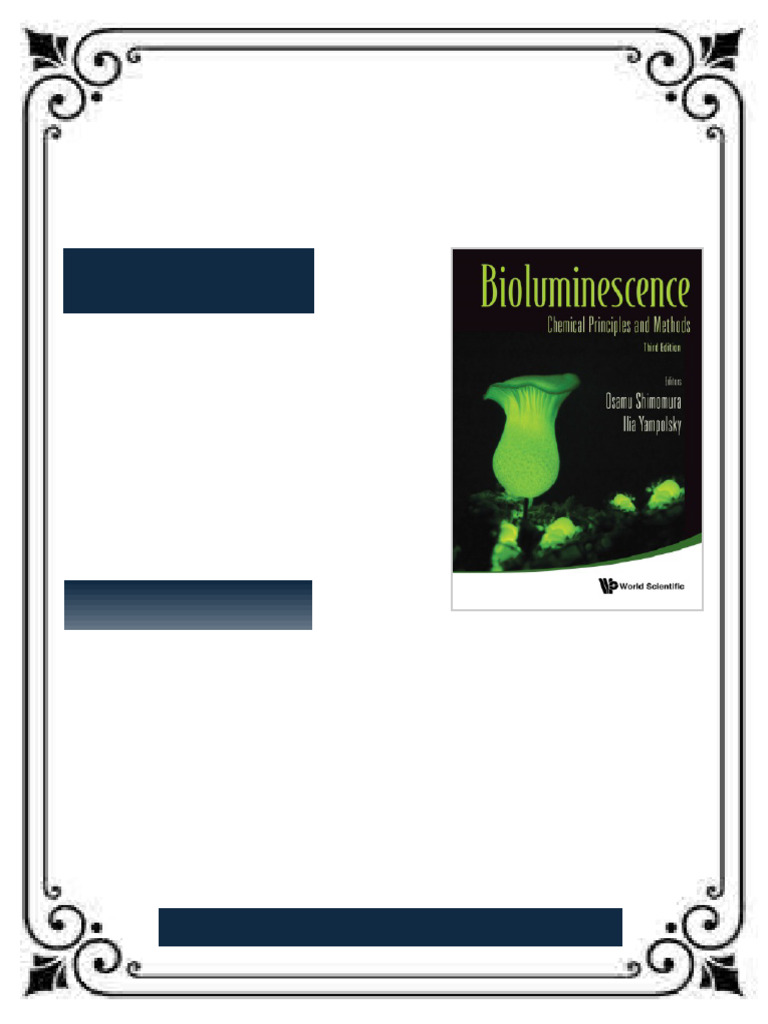 Bioluminescence Chemical Principles And Methods Osamu Shimomura eBook ...