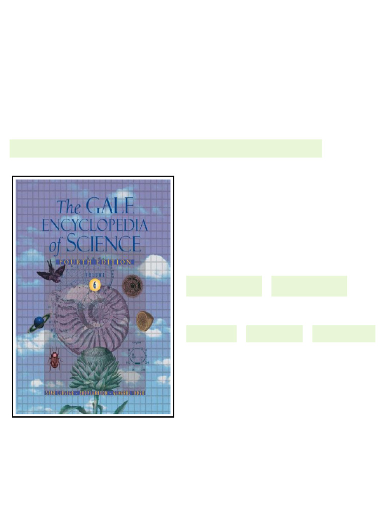 The Gale Encyclopedia of Science 4th Edition 6 Vol K. Lee Lerner - ebook and textbook resources ...
