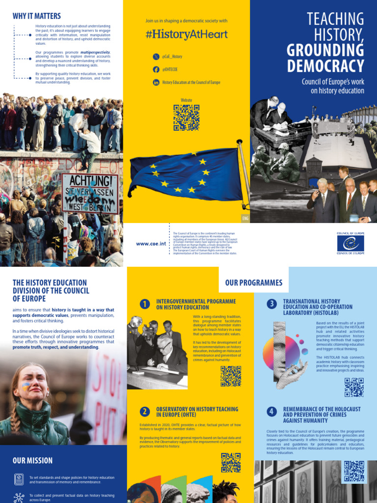 2025 History Education_Leaflet_GBR | PDF | Teachers | Learning