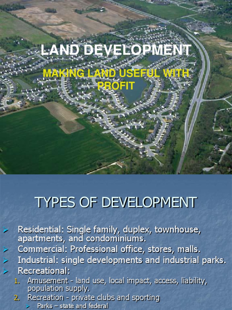 Land Development | PDF | Land Lot | Wetland