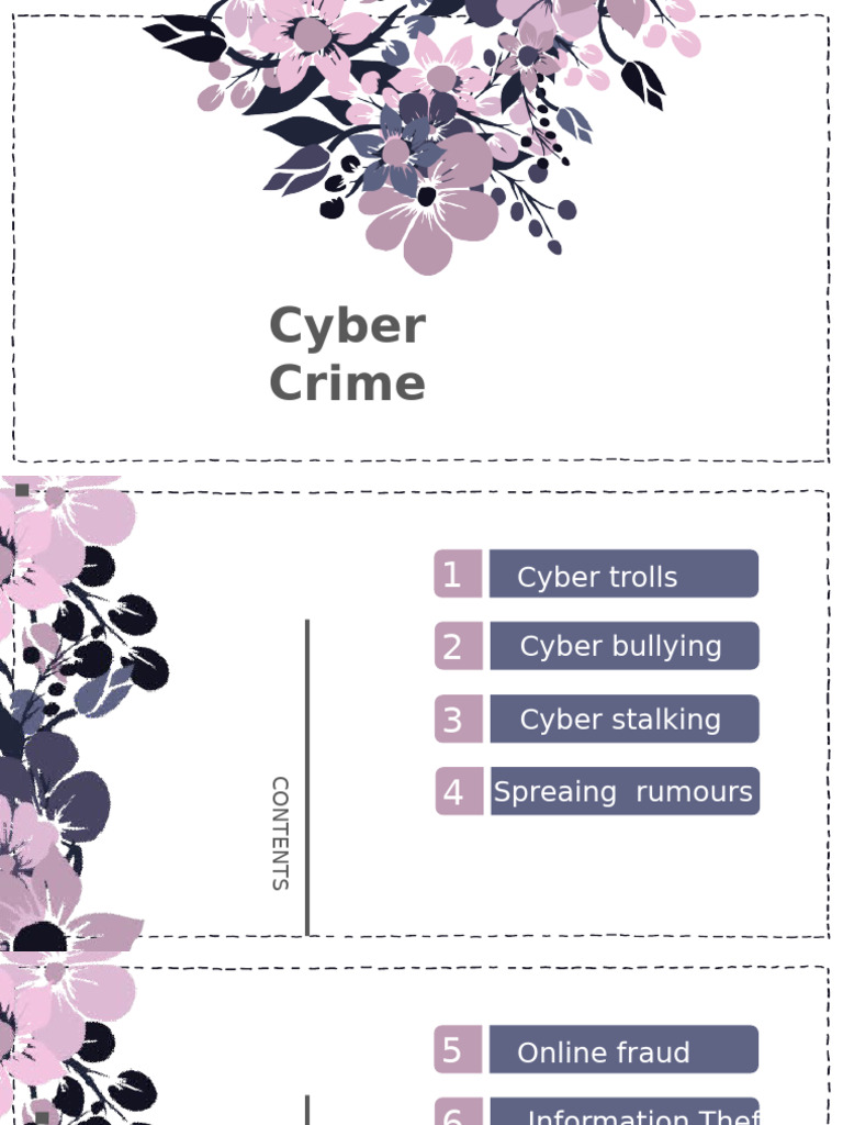 Understanding Cyber Crimes and Laws | PDF | Cybercrime | Cyberbullying