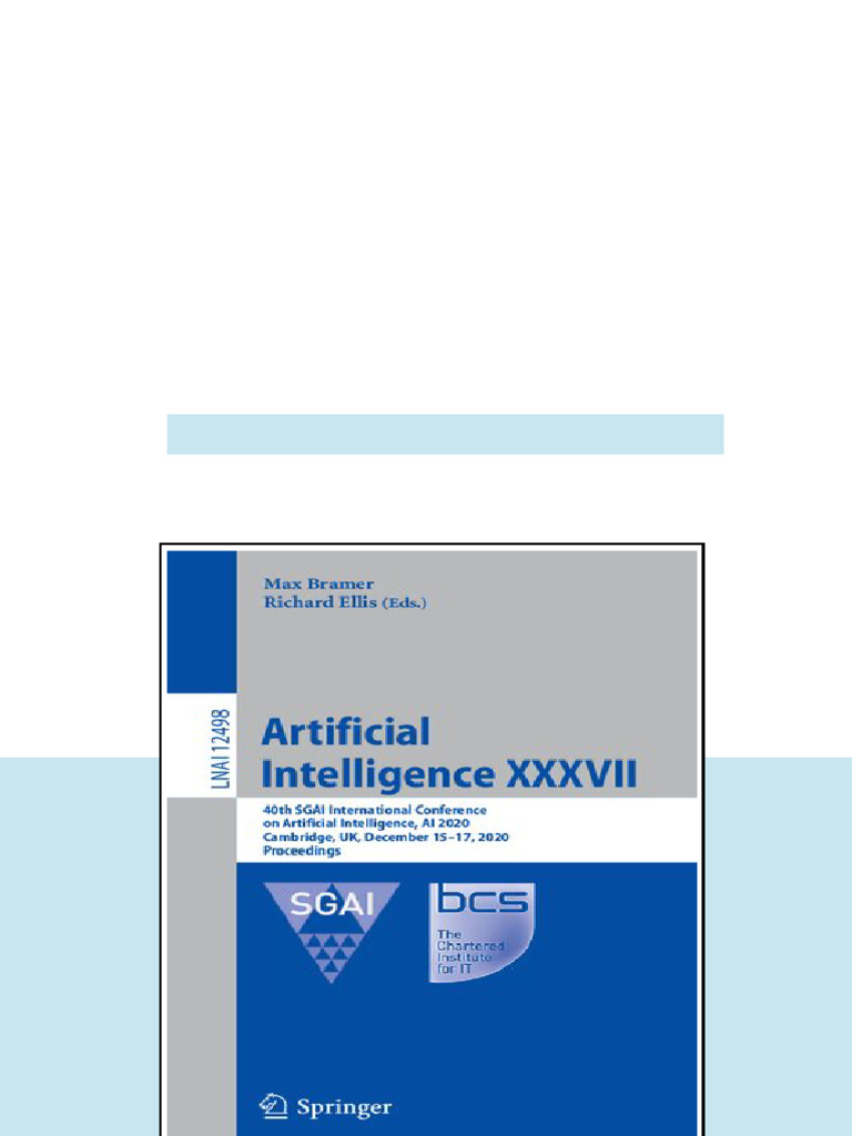 Artificial Intelligence Xxxvii 40th Sgai International Conference On ...