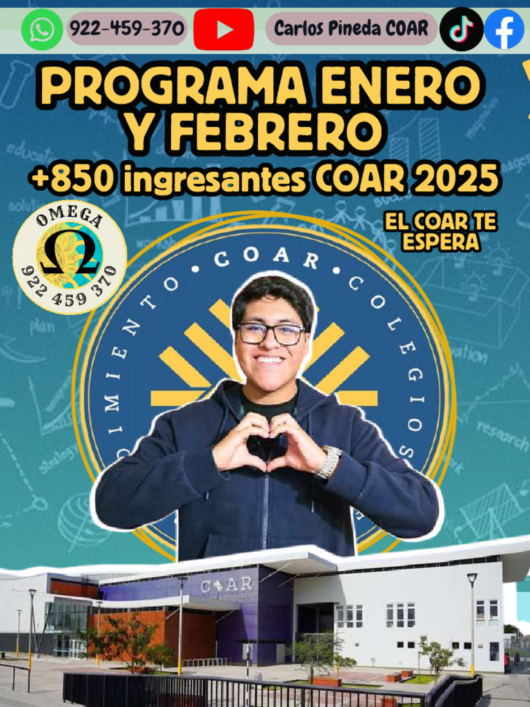 Programa Coar Enero y Febrero 2026 | PDF | Matemáticas