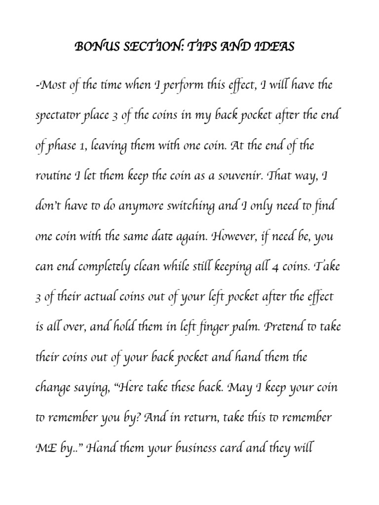 Hand Which by Dustin Dean (Bonus) | PDF