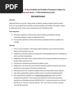 NELA Risk Calculator Overview | PDF | Blood Pressure | Clinical Medicine